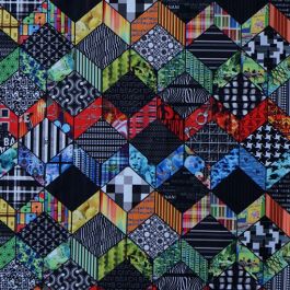 Badelycra Stoff bunte Rauten ♥ hier kaufen | Spitzentraum