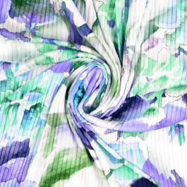 Rippjersey grün violett Aquarell ♥ günstig kaufen | Spitzentraum